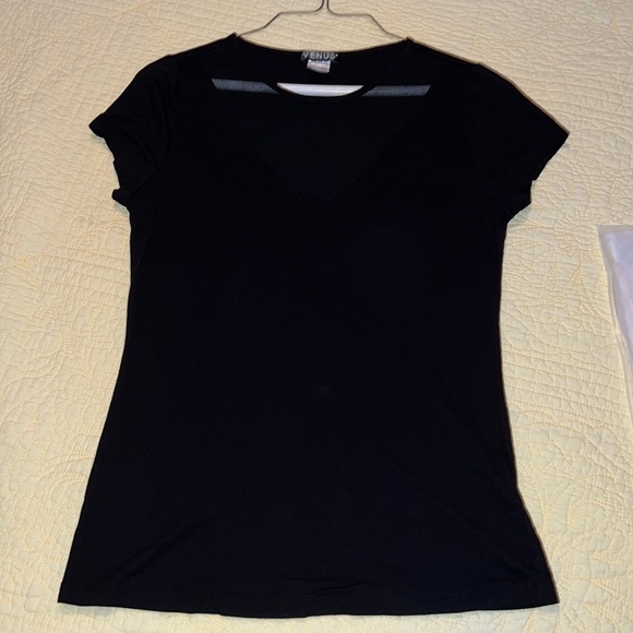 VENUS | Tops | New Mesh Insert Top | Poshmark